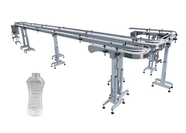 Quality Stainless Steel Finished Goods Flexible Chain Conveyor Machine For Plastic for sale