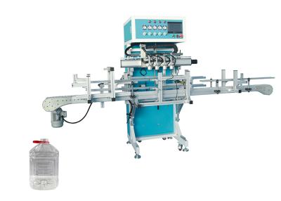 China Moving Type Empty Bottle Leak Testing Machine With Four Workstations for sale