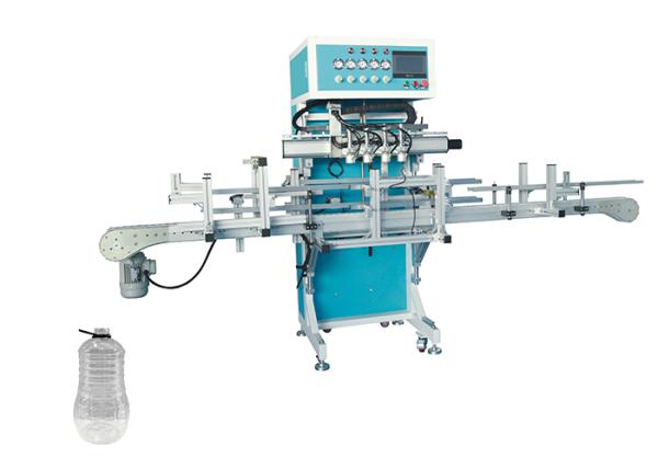 Quality Automated Four Heads Empty Bottle Leak Testing Device Moving Type 5500bph for sale