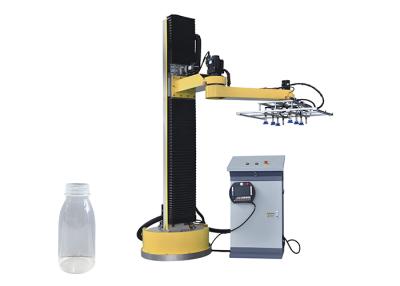 China Fully Automatic 220V Bagged Plastic Bottle Palletizer Machine High Efficiency for sale