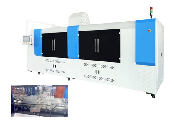 Quality 220V Empty Bottle Packaging Machine Fully Auto With Dual Channel Bottle Feeding for sale