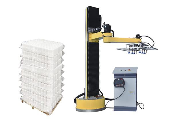 Quality Automatic Bagged Plastic Bottle Palletizer Equipment For 2.5 Meter High Stacking for sale