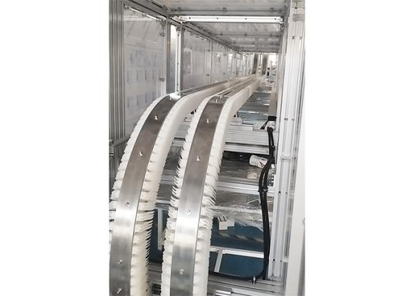 Quality Clamping And Lifting Chain Flexible Conveyor For Empty Plastic Bottles 16.48m for sale