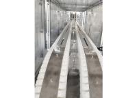 Quality 220V Flexible Chain Conveyor With Cammping Mechanism For Empty Plastic Bottles for sale