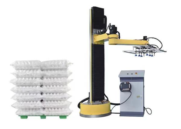 Quality High Efficiency Empty Bagged Bottle Palletizer For 2 Meter High Stacking for sale