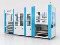 China Automatic Paper Tray Stacker Featuring Integrated Paper Tray Forming Structure for sale
