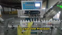 moving type high precision leak tester with 4 workstations