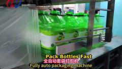 Fully automatic packing machine for large-capacity dishwashing liquid bottles