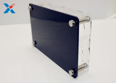 China Transparent Acrylic Display Stands Acrylic Cup Holder Silk Screen Printing for sale