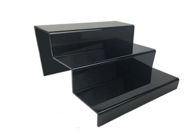 China 3 Tier Acrylic Display Rack , Acrylic Counter Display Stands Good Chemical Resisdence for sale