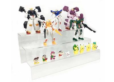 China 3 Tier Acrylic Display Rack , Acrylic Counter Display Stands Good Chemical Resisdence for sale