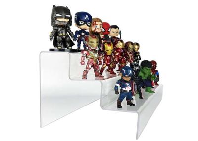 China 3 Tier Acrylic Display Rack , Acrylic Counter Display Stands Good Chemical Resisdence for sale