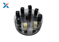 China Multi Function Acrylic Makeup Organiser Round 360 Rotating Lipstick Holder for sale