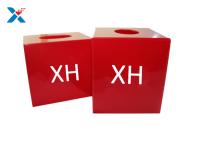 China Shape Customized Square Acrylic Tissue Box For Bathroom Sample Available for sale