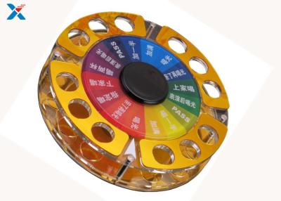 China Chinese Style Acrylic Display Rack Game Rotating Acrylic Swallow Wine Bullet Cup Holder Rack Tray For Bar for sale