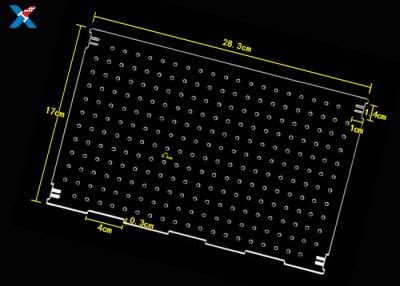 China Customized Acrylic Aquarium Fish Tank Isolation Divider Filter Partition Board for sale