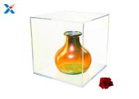 China Artwork Display Acrylic Cube Box , Plexiglass Display Box Elegant And Sturdy for sale