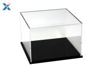 China Baseball Hat Acrylic Display Case With White / Black Base A Class Acrylic Sheet for sale