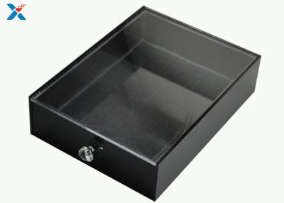China Custom Square Acrylic Tray , Hotel Toiletries Acrylic Display Tray Durable for sale
