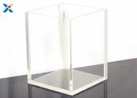 China Make Up Brush Custom Made Acrylic Boxes , Transparent Acrylic Display Cube for sale