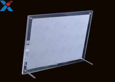 China Shape Custom Plexiglass Photo Frames Acrylic A4 A3 Certificate Picture Frames for sale