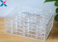 China Custom 3 Layer Plexiglass Display Box False Eyelash Packaging Case Without Recycle for sale