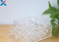 China Custom 3 Layer Plexiglass Display Box False Eyelash Packaging Case Without Recycle for sale