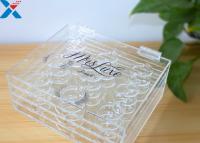 China Custom 3 Layer Plexiglass Display Box False Eyelash Packaging Case Without Recycle for sale