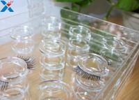China Custom 3 Layer Plexiglass Display Box False Eyelash Packaging Case Without Recycle for sale