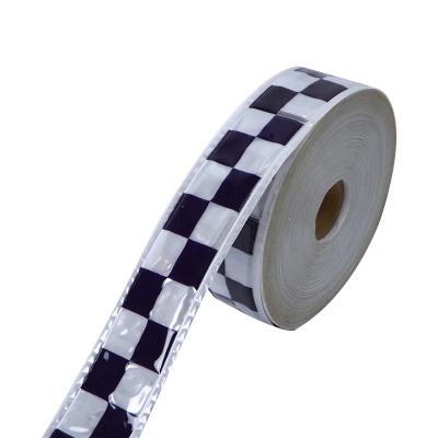 Cina Ferro riflettente del nastro del PVC di alta visibilità ciao su Vis Reflective Tape For Clothing Crystal Heat Press in vendita