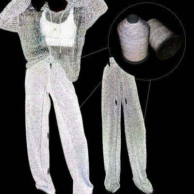China Safety Custom High Light Polyester Grey Reflective Tape For Clothing for sale