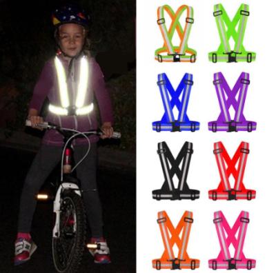 Cina L'abitudine della bicicletta ha ricamato le cinghie che riflettenti la maglia gialla fluorescente di allungamento allaccia per il ciclista in vendita