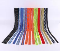China 1 3/4 Inch Colored Nylon Webbing with Reflective Strip Custom Widths Available for sale