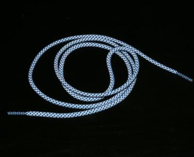 China Red Oval 1Pair  Reflective Shoelaces Sneaker Sport 100/120/140/160CM for sale