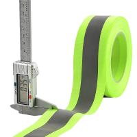 China Custom Reflective Tape Polyester Webbing 0.3-155cm Width EN471 High Visibility for Clothing for sale