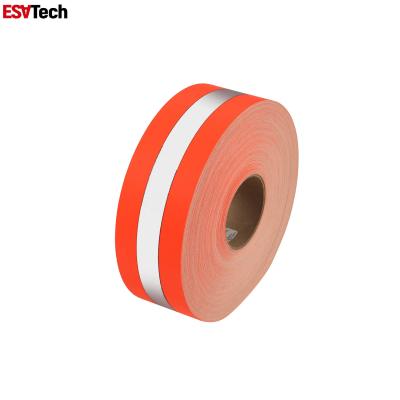 China Replace  Scotchlite Sew On Reflective Fabric Tape Fire Resistant Reflective Tape For Jackets for sale
