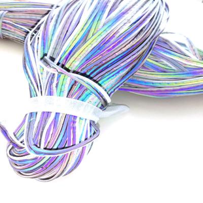 Cina 100% poliestere colorato riflettente strisce di sicurezza tubi di tessuto trim per cucito su uniforme in vendita