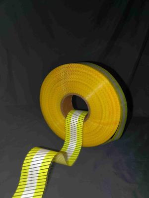 China Silver Yellow Reflective Heat Transfer Film For Shirts High Visibility Printing for sale