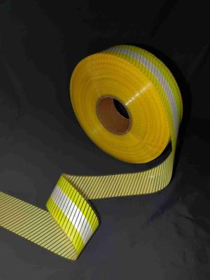 China Silver Yellow Reflective Heat Transfer Film For Shirts High Visibility Printing for sale