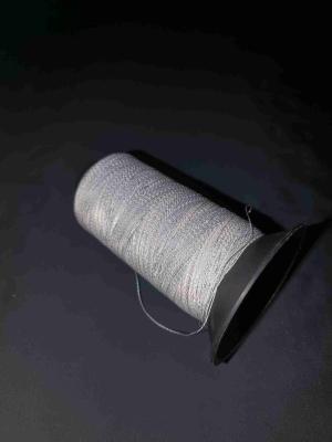 Cina Filato per maglieria di cucito del filo riflettente della luce di gray200d utilizzato nel cappello delle scarpe di Logo Garments della maglietta in vendita