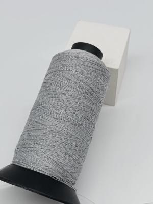 Cina Filato per maglieria di cucito del filo riflettente della luce di gray200d utilizzato nel cappello delle scarpe di Logo Garments della maglietta in vendita
