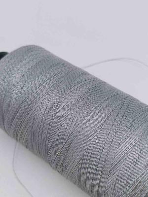 Cina Filato per maglieria di cucito del filo riflettente della luce di gray200d utilizzato nel cappello delle scarpe di Logo Garments della maglietta in vendita