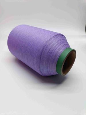 Cina Filato per maglieria del filo riflettente leggero su ordinazione del ricamo per la maglietta Logo Clothing Purple in vendita