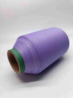 Cina Filato per maglieria del filo riflettente leggero su ordinazione del ricamo per la maglietta Logo Clothing Purple in vendita