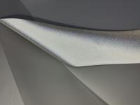 China Silver Elastic Reflective Tape 400cdl High Visibility 50 Cycles Washable 0.5cm-125cm for sale