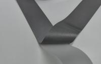 China Silver Elastic Reflective Tape 400cdl High Visibility 50 Cycles Washable 0.5cm-125cm for sale