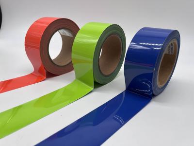 China Blue Htv Heat Transfer Vinyl Film Tape For Safety Clothing, Hi Vis Reflective Strips For Jackets for sale