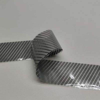 China High Visibility Twill Stripes Reflective Heat Transfer Vinyl Self Adhesive For Clothing Retro Film for sale