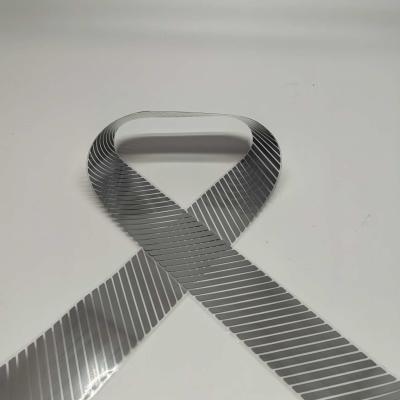 China High Visibility Twill Stripes Reflective Heat Transfer Vinyl Self Adhesive For Clothing Retro Film for sale