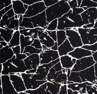 China Illuminated Irregular Pattern Black Fabric 120gsm 100% Polyester Reflective for sale
